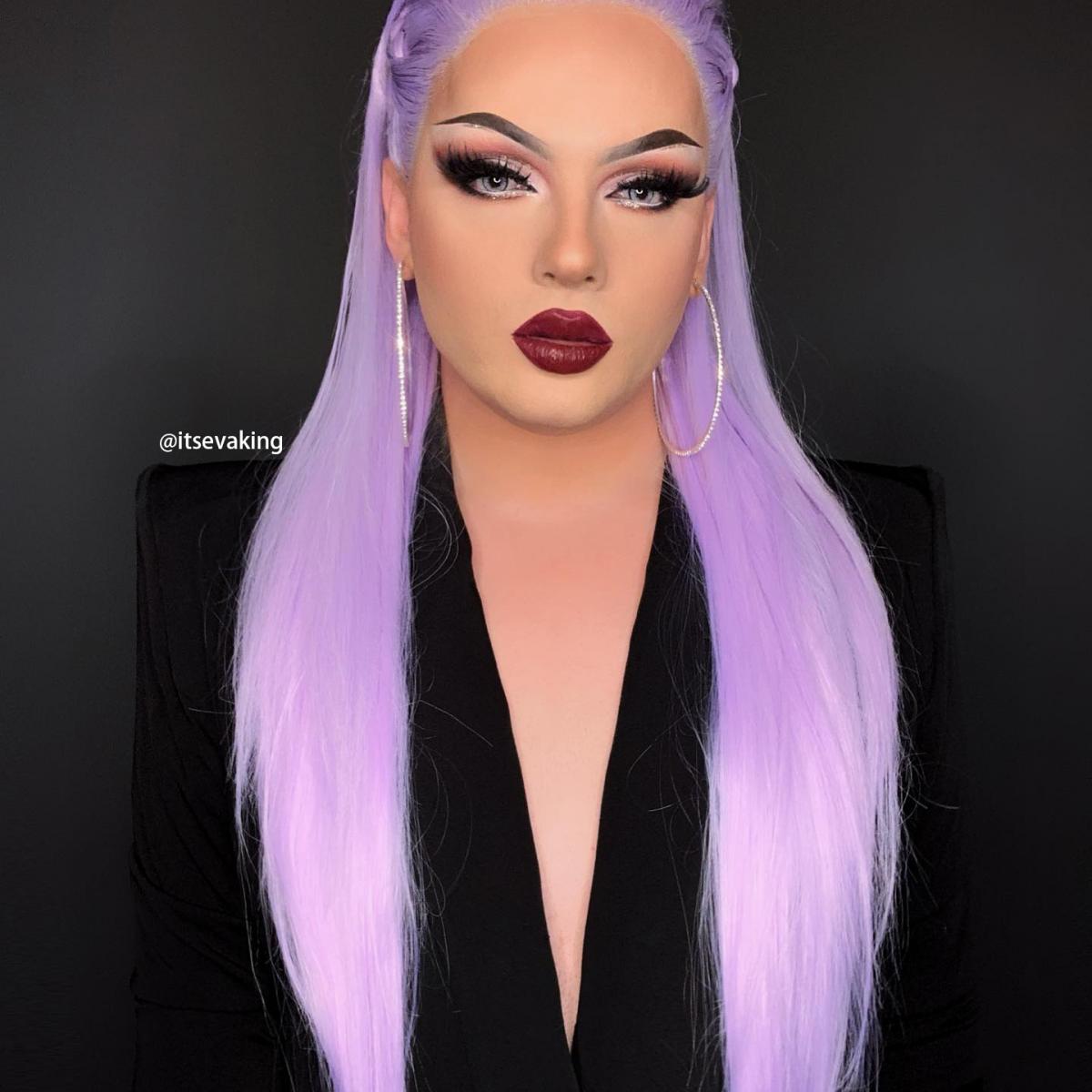 Lavender Purple Straight Wig - Style - Ava - Wigs - Raywigs