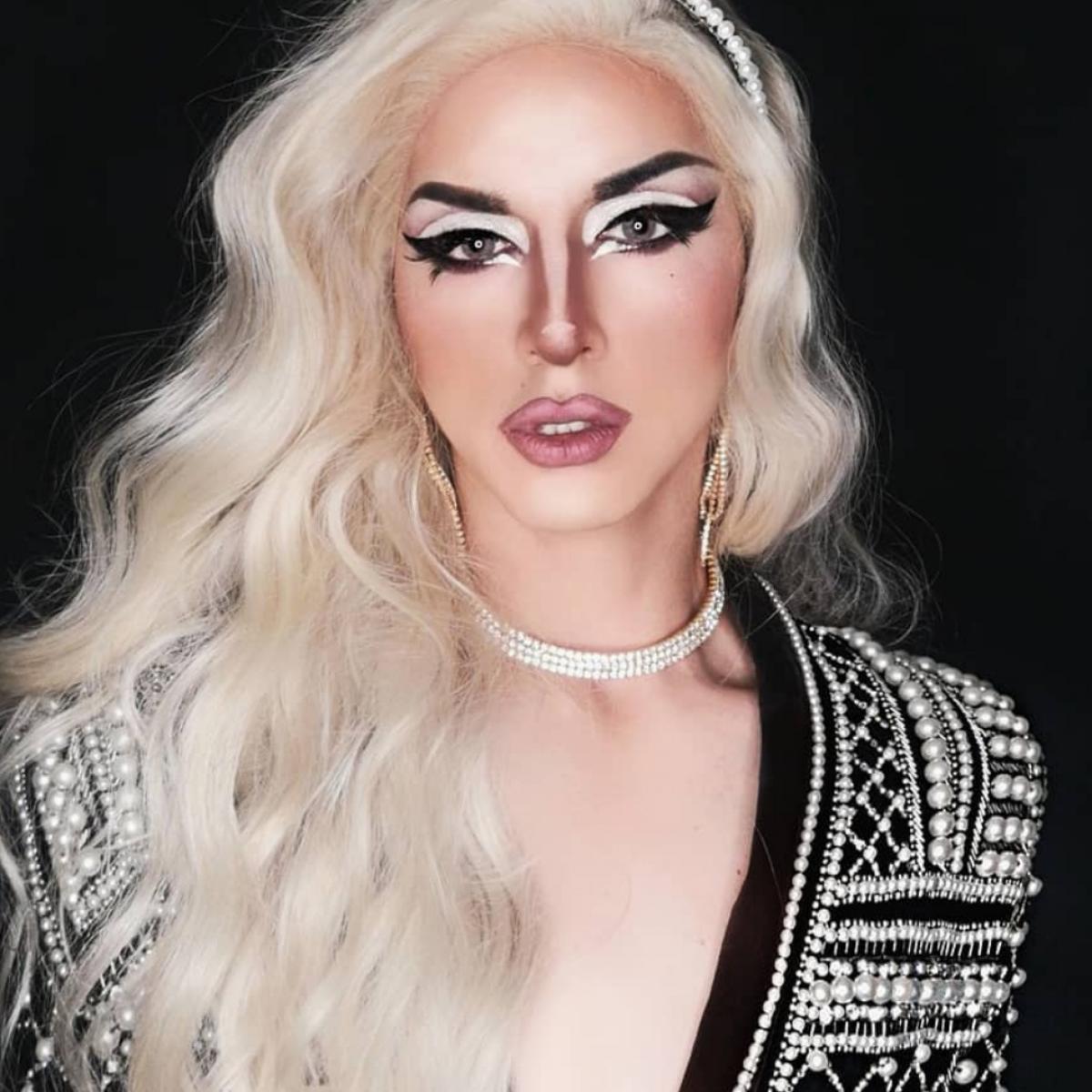 Neon- Straight Long Ash Blonde Drag Wig - Wigs - Raywigs