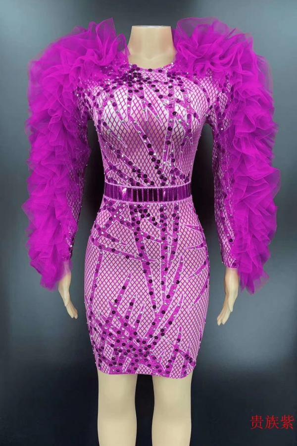 7 Colors Puff Sleeve Dress - Daily New In - Raywigs