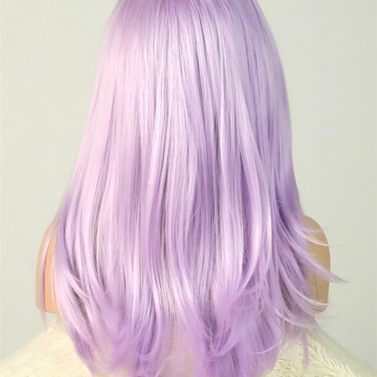 Lavender Purple Straight Wig - Style - Ava - Wigs - Raywigs