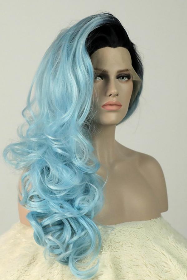 Olivia-Cyan Blue - Wigs - Raywigs